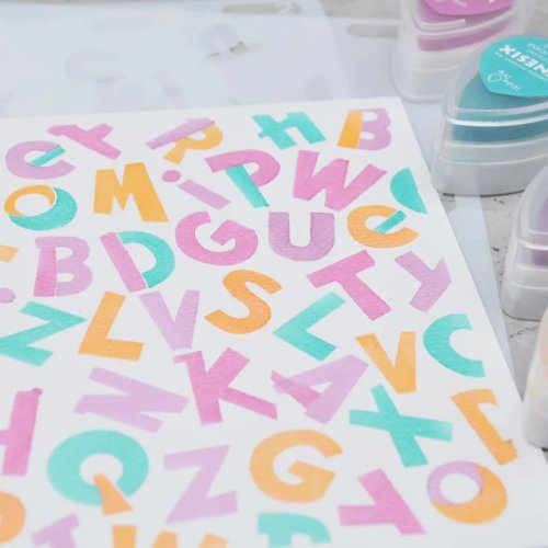 LAYERED STENCIL - Miks crafteria - india' s leading crafting website